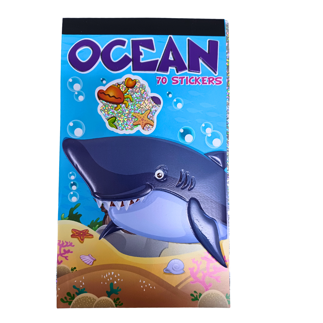 Ocean Sticker book - 70 stickers – Kiddie Majigs