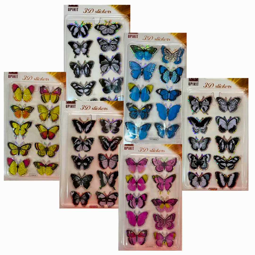 Fly Sticker Butterfly L11020 – Kiddie Majigs
