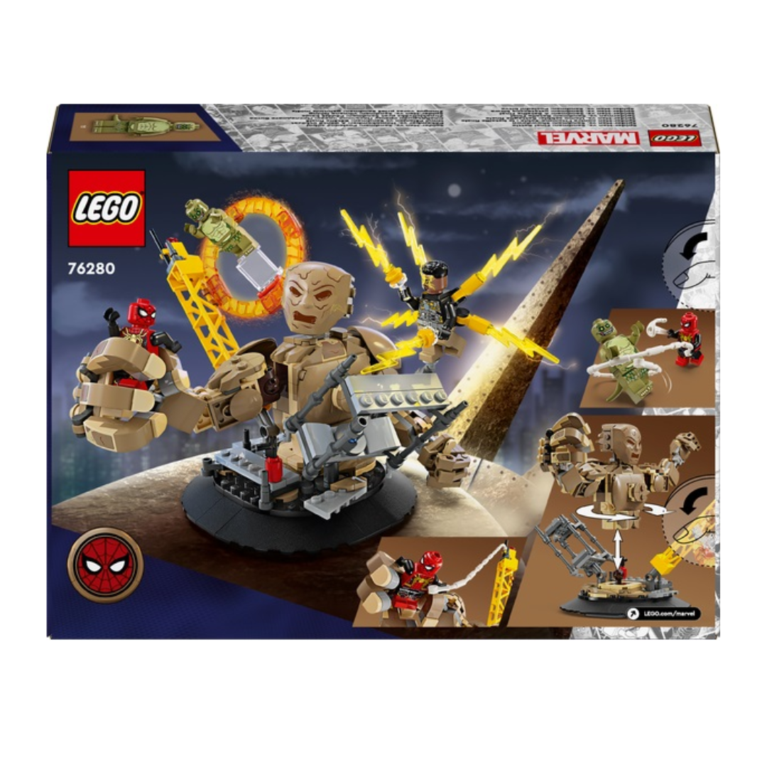 LEGO 76280 Spider-Man VS Sandman Final Battle – Kiddie Majigs